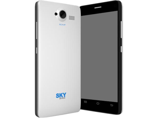 Sky Devices Platinum 5.0W, 5", 512MB/4GB, Unlocked Cell phone, White ...