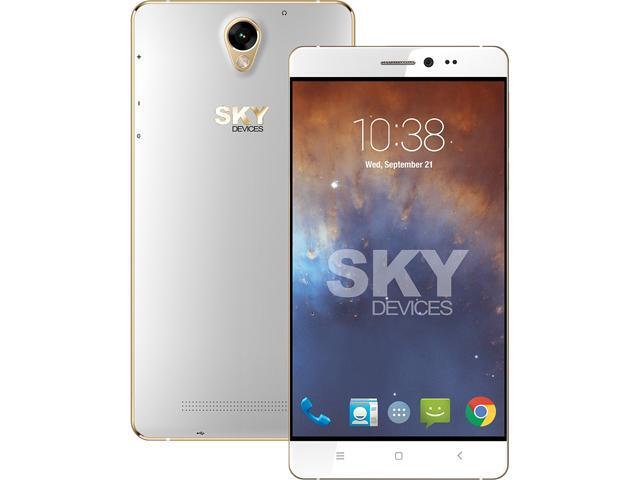 Sky Devices Elite 6.0L 4G LTE Unlocked Cell Phone 6" Gold 8GB 1GB RAM ...