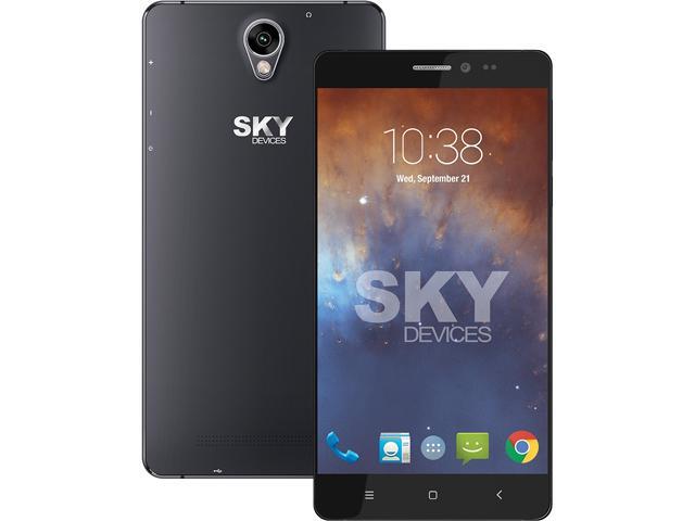 Sky Devices Elite 6.0L 4G LTE Unlocked Cell Phone 6" Dark Gray 1GB RAM ...