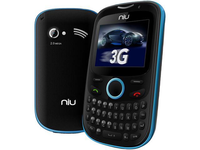 Open Box: NIU Pana 3G TV N206 Unlocked Dual SIM Cell Phone 2.0" Blue ...