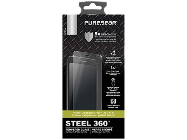 PureGear Steel 360 Screen Protector With Install Tray - Tempered Glass ...