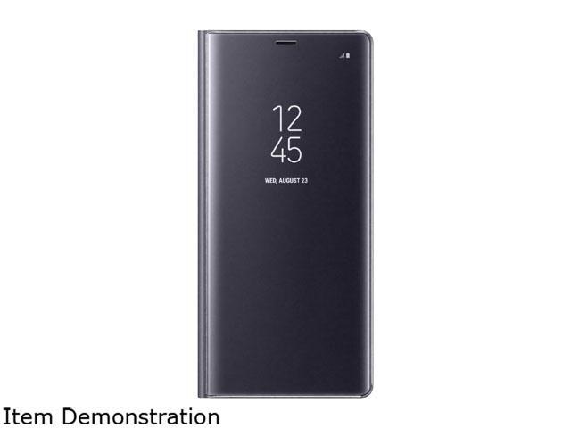 SAMSUNG Orchid Grey S-View Flip Cover Clear for Samsung Galaxy Note 8 ...