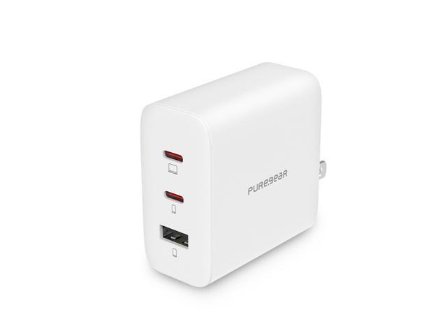 PureGear LightSpeed nano - 72W GaN Multi-Port USB-C + USB-A Wall ...