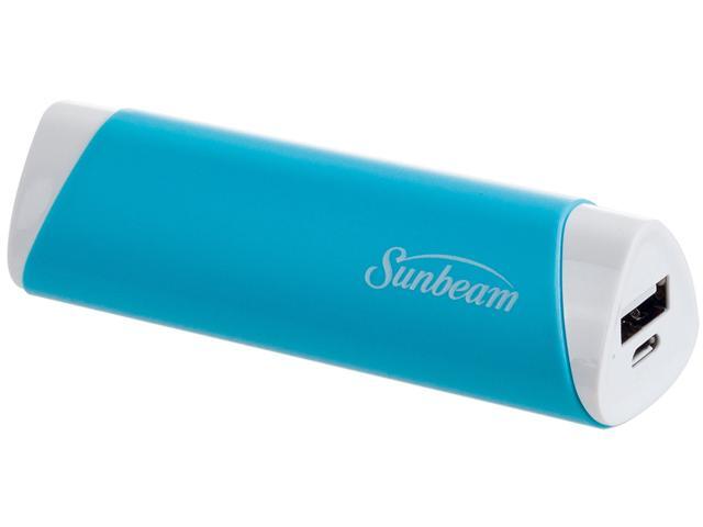 Sunbeam Blue 2600 mAh Power Bank Mobile Charging System 72-2200BLU ...