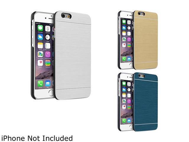 Insten 3-pack of Metal Hard Snap-in Cases for Apple iPhone 6 (4.7-inch ...