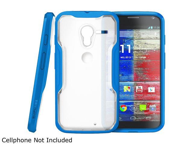 i-Blason Clear/Blue SUPCase Unicorn Beetle Hybrid Case for Motorola ...