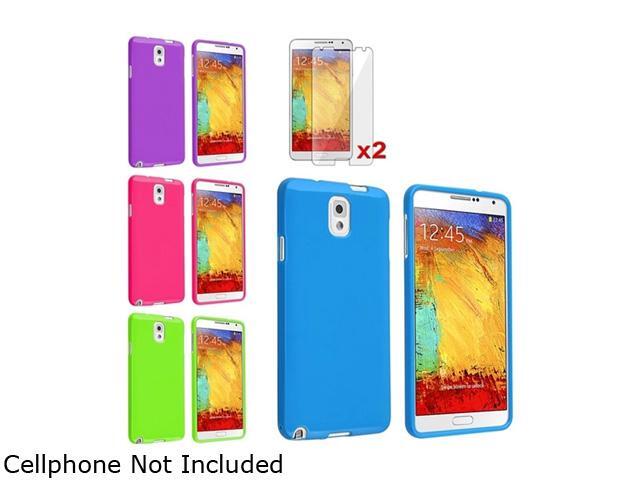 Insten 4 packs of TPU Cases AND 2 Screen Protector Compatible with ...