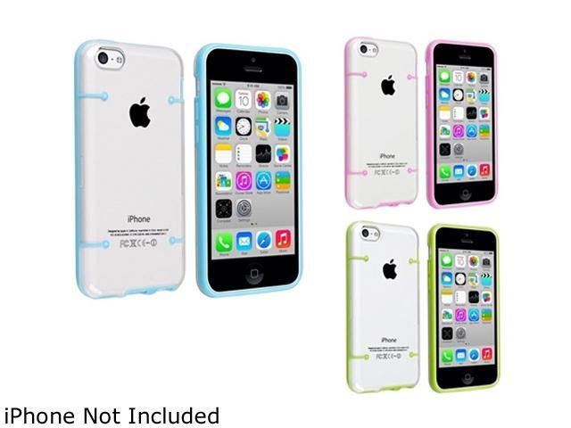 Insten 3 packs of Hard Slim Cases Compatible with Apple iPhone 5C ...