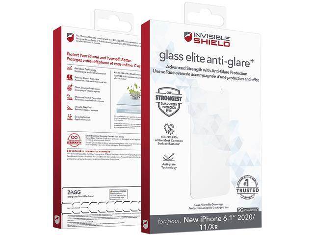 invisibleSHIELD Glass Elite Anti-Glare+ Screen Protector for iPhone 12 ...