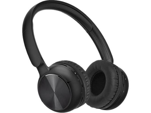 HYPE HY-10486-BLK Black Ultra-Slim Bluetooth Headphones - Newegg.com