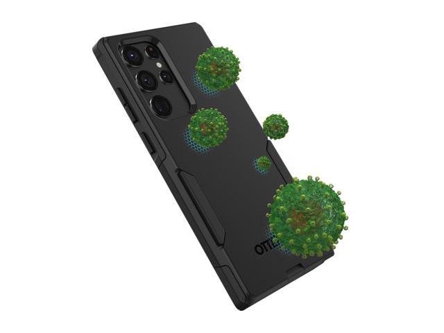 OtterBox Commuter Series Antimicrobial Black Galaxy S22 Ultra Case 77 ...