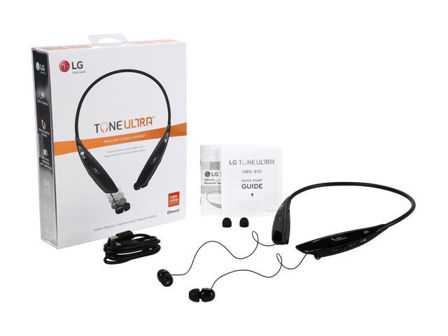 LG LGHBS-810.ACUSBKI Black HBS-810 Tone Ultra Bluetooth Headset ...