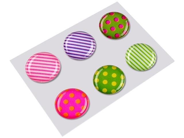 Insten Dot / Strip 6 Pieces Home Button Sticker for Apple iPhone/ipad ...