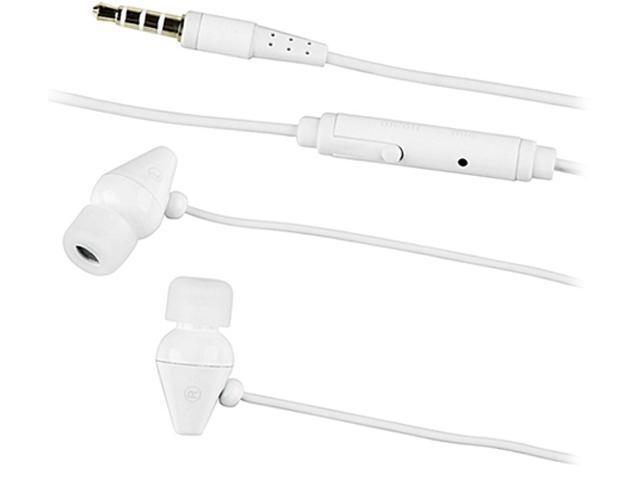 Insten White 3.5mm 2 Quality Stereo Earbud Handsfree Headset Headphone ...