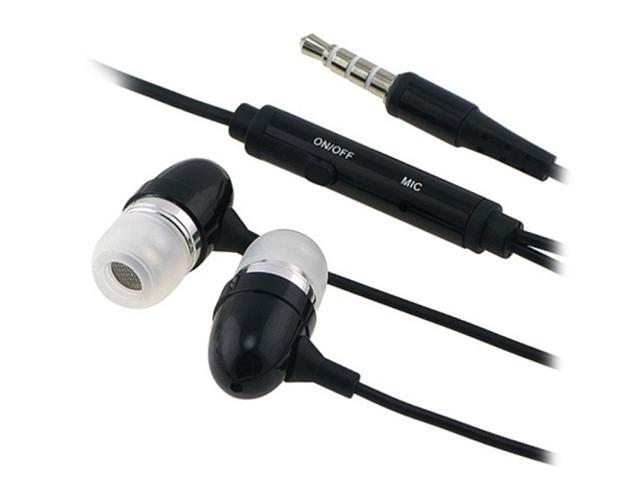 Insten Black 3.5mm In-Ear Stereo Headset w/ On-off & Mic 1068241 ...