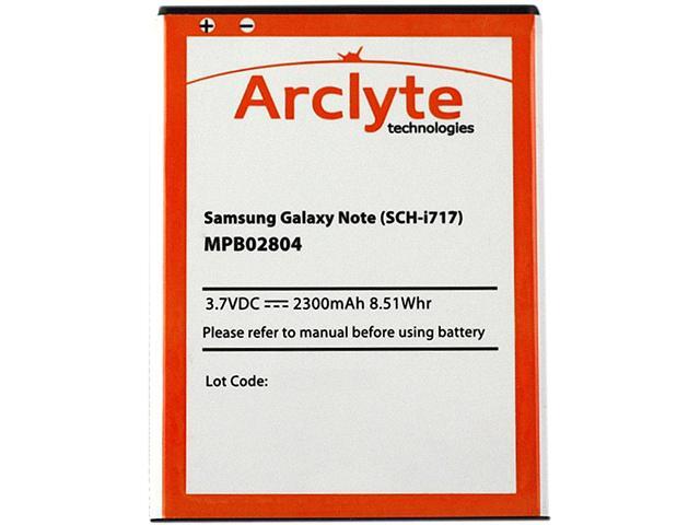 Arclyte Black 2300 mAh Battery for Galazy Note MPB02804 - Newegg.com