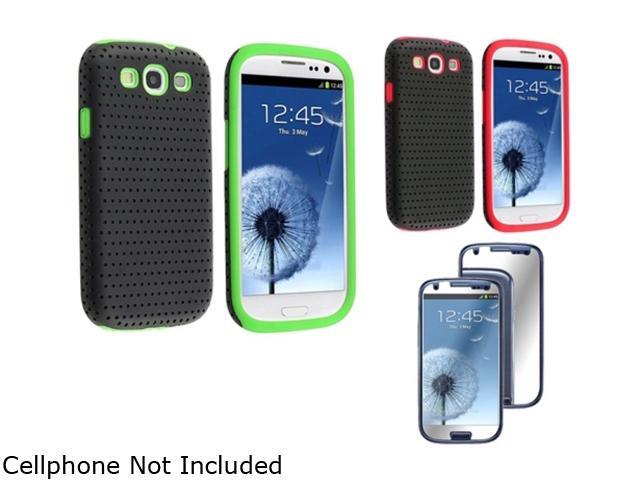 Insten 2 packs of Hybrid Meshed Cases - Neon Green , Red with FREE ...