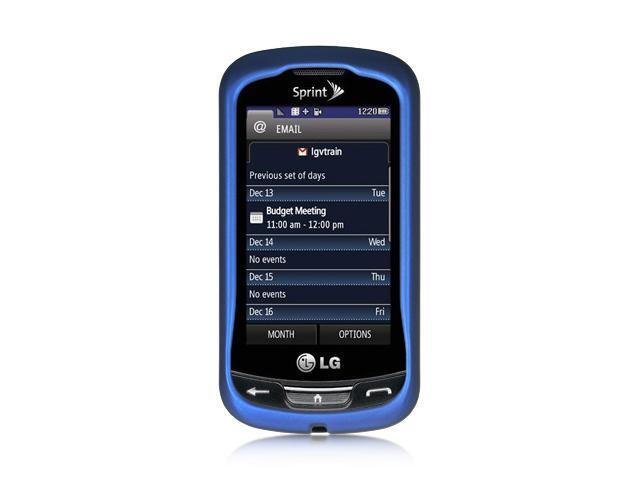 LG Rumor Reflex Blue Crystal Rubberized Case - Newegg.com