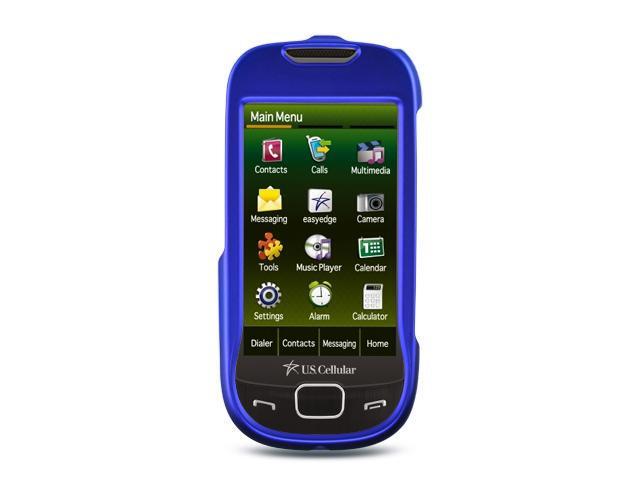 Samsung A850/Samsung Caliber R850 Blue Crystal Rubberized Case - Newegg.com