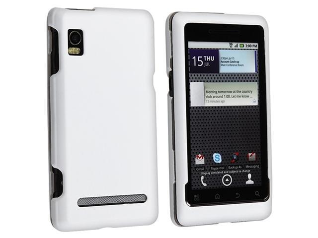 Insten For Motorola Droid 2 Global White+Black+green Case Cover+2 ...
