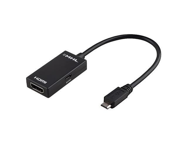 Insten MHL Adapter Micro USB To HDMI+Cable For Samsung Attain i777 AT&T ...