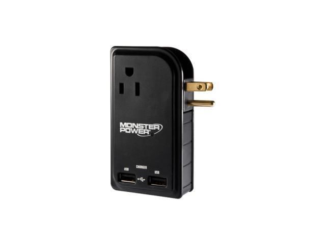 Monster MBL MP OTG300 TB EFS 3 Outlets with 2 USB Charging for ...