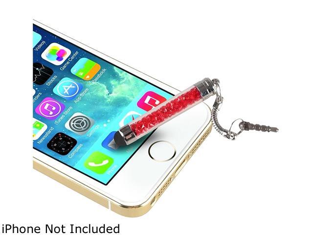 Insten 5-Pack Crystal Mini Stylus Pen with 3.5-mm Plug Cap For Apple ...