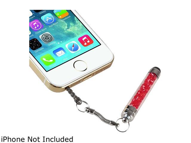 Insten 5-Pack Crystal Mini Stylus Pen with 3.5-mm Plug Cap For Apple ...