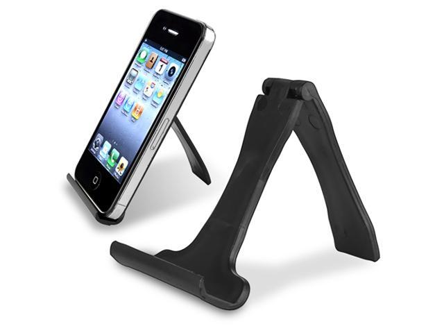 Insten Black Cell Phone Mini Stand Holder Cradle compatible with the ...