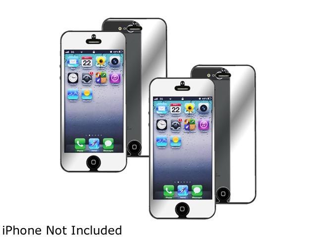 Insten Blue Ice Cream Snap-On Case w/ 2-Pack Mirror Screen Protector ...