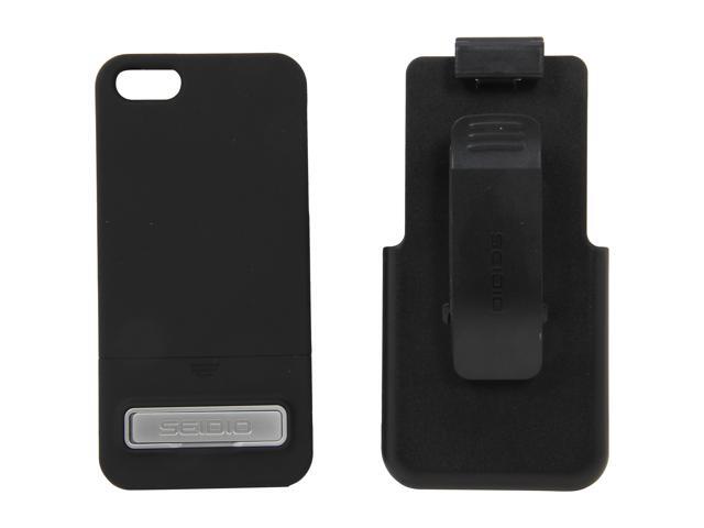 Seidio SURFACE Combo (w/Kickstand) Black Case For iPhone 5 / 5S BD2 ...