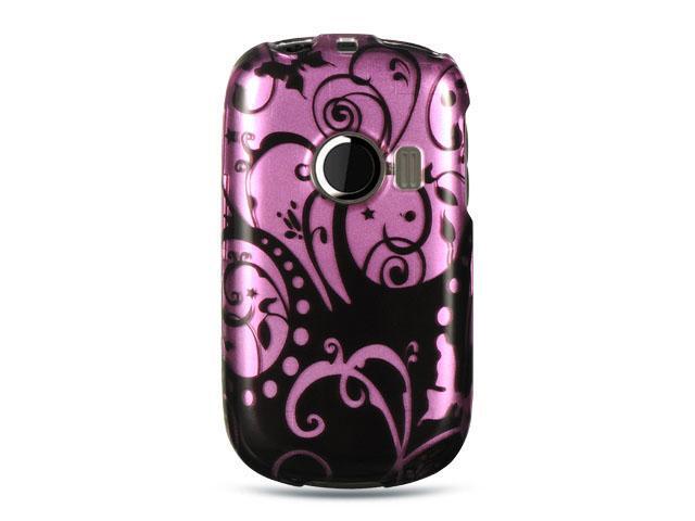 Huawei M835 Purple with Black Swirl Design Crystal Case - Newegg.com