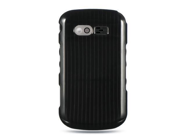 Pantech Caper Black Line Design Crystal Case - Newegg.com