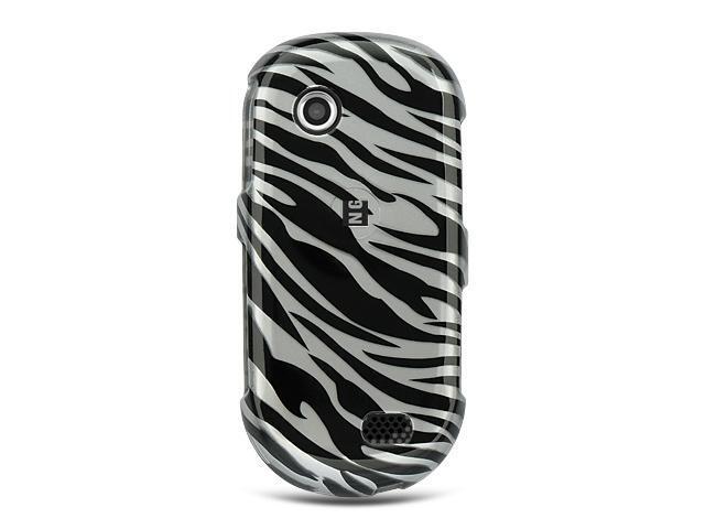 Samsung Sunburst A697 Silver Zebra Design Crystal Case - Newegg.com
