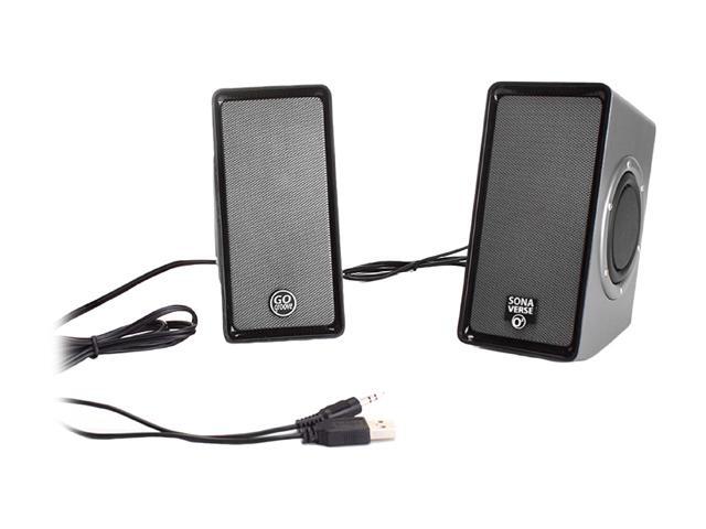 GOgroove SonaVERSE O2 USB Powered Multimedia Computer Speaker System w ...