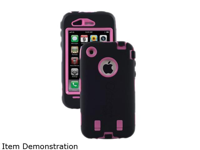 OtterBox Defender Pink Plastic & Black Silicone Solid Case for iPhone ...