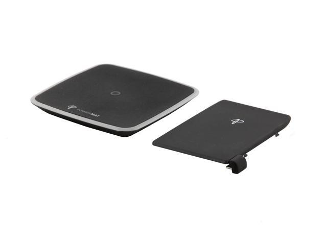 Powermat Black Wireless Charging Receiver Case & Charging Mat Bundle ...
