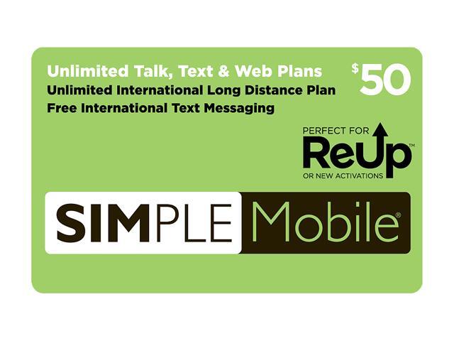 Simple Mobile Unlimited Nationwide Talk, Text, and 4G Unlimited Data ...