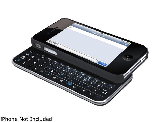 Konnet TouchEZ Rubberized Black Slideout Keypad Case with Wireless ...