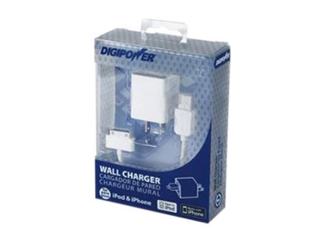 DigiPower White Wall Charger For iPod and iPhone (IP-ACMINI-W) - Newegg.com