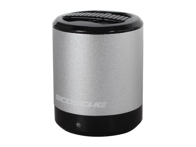 SCOSCHE Silver boomCAN Portable Media Speaker PMSSR - Newegg.com