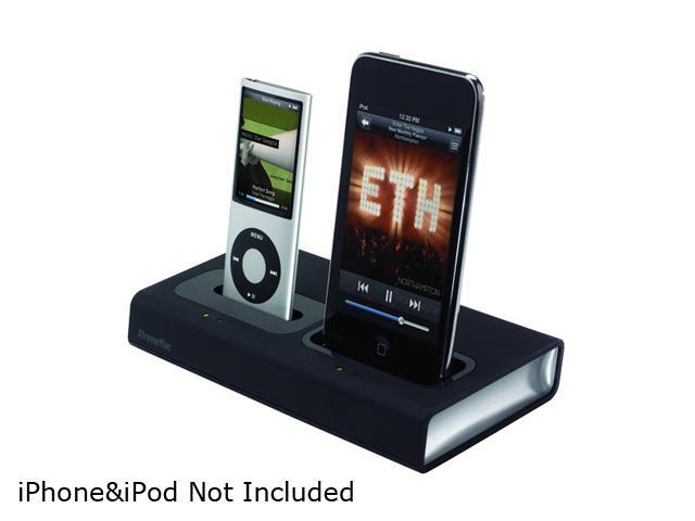 XtremeMac Black Dual Charging Dock For iPhone 2001 - Newegg.com