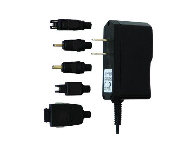 MIZCO Black Travel Charger Universal Multi Connector (ACPA) - Newegg.com