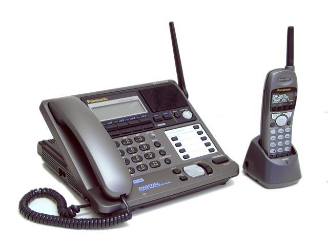 Panasonic KX-TG4000B 2.4 GHz FHSS 1X Handsets Cordless Phone - Newegg.com