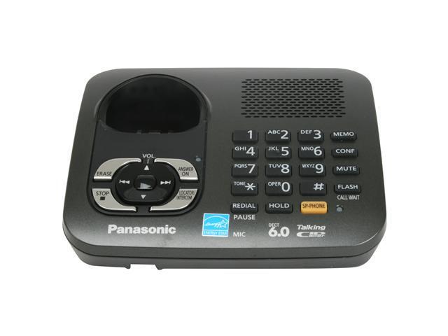 Panasonic KX-TG6445T 1.9 GHz Digital DECT 6.0 5X Handsets Cordless ...