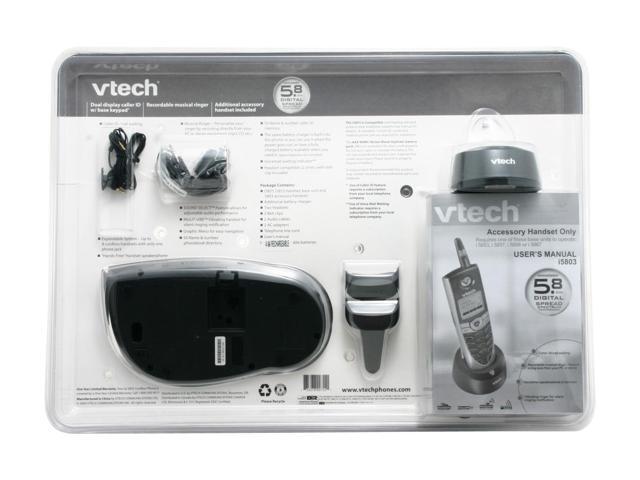 Open Box: Vtech VT-i5855 5.8 GHz Digital 2X Handsets Cordless Phone ...