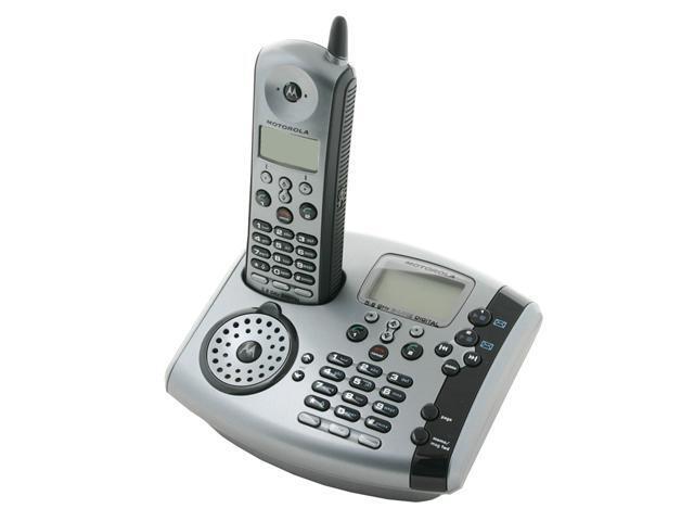 MOTOROLA MD7081 5.8 GHz Digital FHSS 1X Handsets Cordless Phone ...
