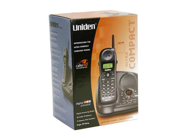 Uniden EXAI978 900 MHz 1X Handsets Cordless Phone - Newegg.com