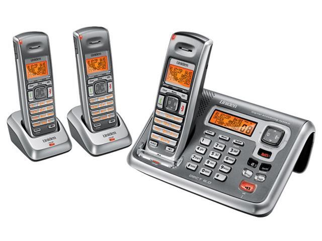 Uniden DECT2085-3 1.9 GHz Digital DECT 6.0 3X Handsets Answering System ...
