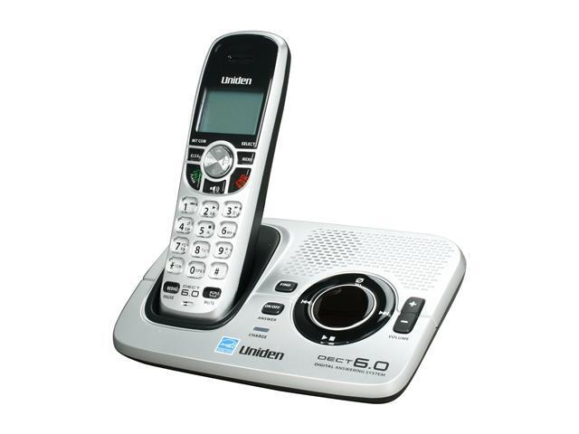 Uniden DECT1580 1.9 GHz Digital DECT 6.0 1X Handsets Cordless Phone ...